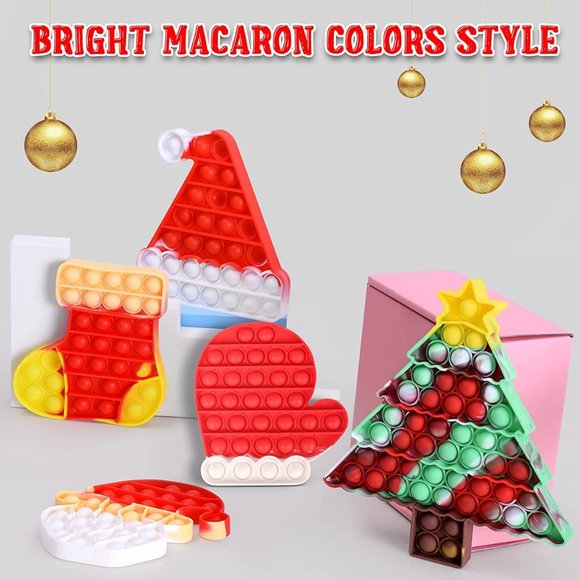 Toys | Merry Christmas Style Pop It Fidget Easter Sensory Toy | Poshmark